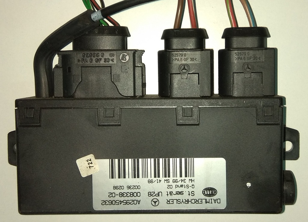 MERCEDES CLK W208 STEROWNIK MODUŁ BAS 0295450632 - 7136358250 ...