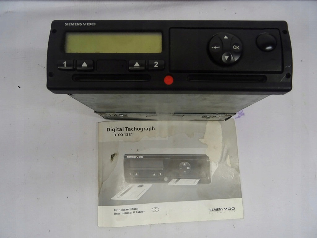 VDO TACHOGRAF CYFROWY SIEMENS DTCO 1381 - 11563139062 - oficjalne ...