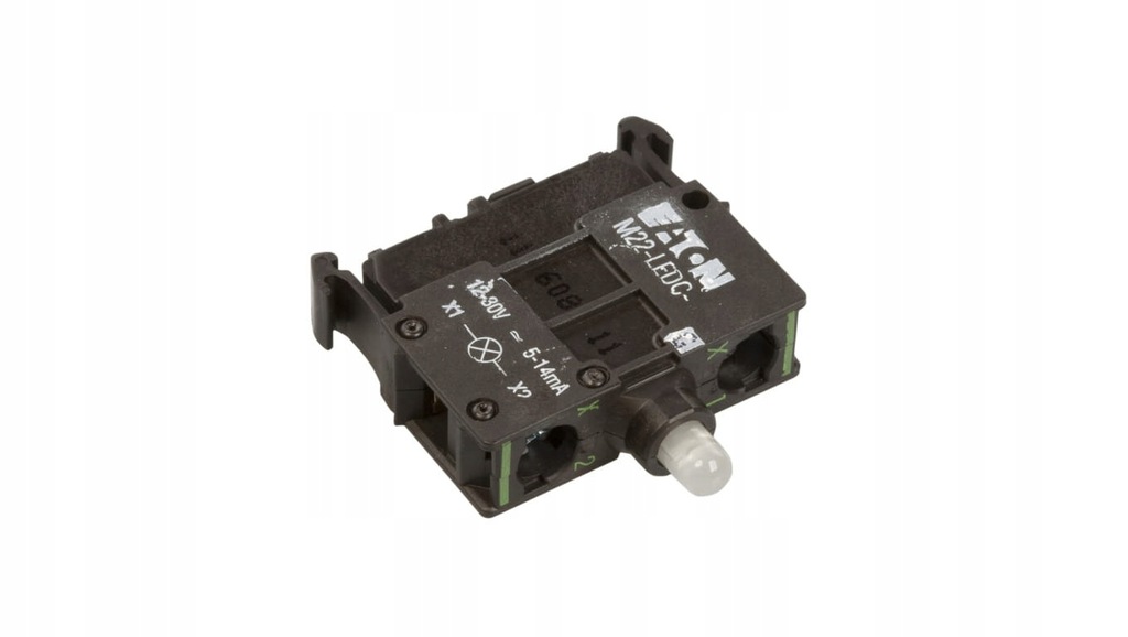 Oprawka z LED zielona 12-30V AC DC M22-LEDC-G 2165 - 11578448850 - oficjalne archiwum Allegro