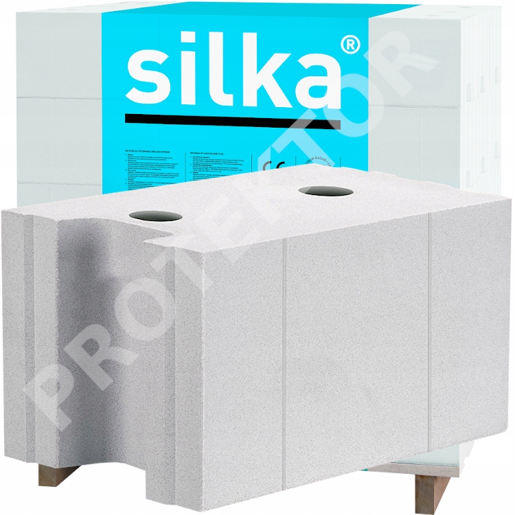 SILKA E18 pustak silikatowy cegła silikat bloczek - 9239167707 ...