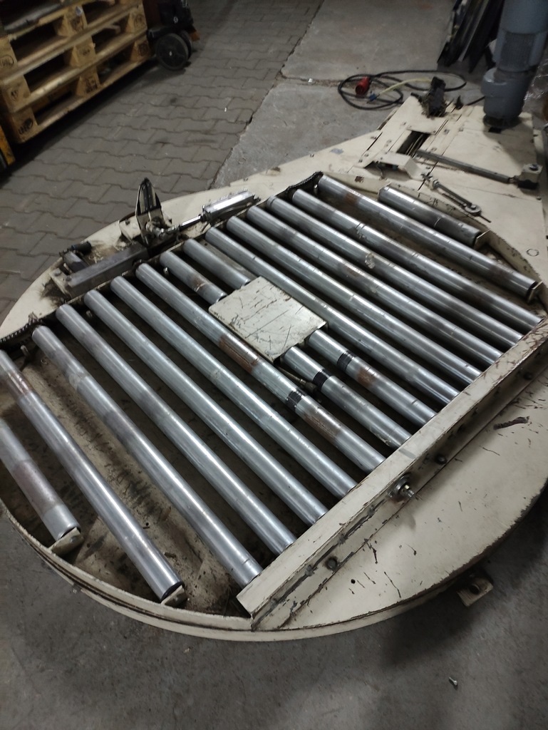 Przenośnik rolkowy obrotnica rolotokowa do palet - 11429911397 ...