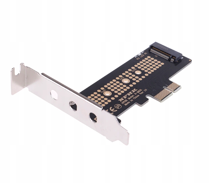 Adapter karta M.2 NVME SSD na PCI-E X1 + śledzie - 12222114753 ...