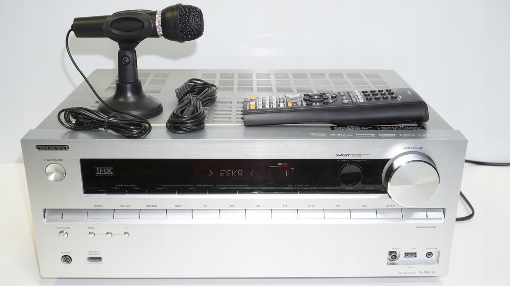 Amplituner 7.2 Onkyo TX-NR616 NOWY UKŁAD DSP BEZ WADY FABRYCZNEJ GWARANCJA - 14287262426 ...
