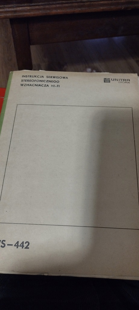 Wzmacniacz WS-442 Instrukcja serwisowa Schemat - 14401028038 - oficjalne archiwum Allegro