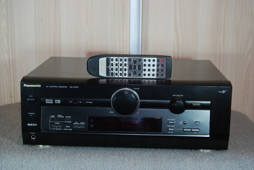 Amplituner Panasonic SA-HE70 5.1 czarny pilot - 11341893496 - oficjalne archiwum Allegro