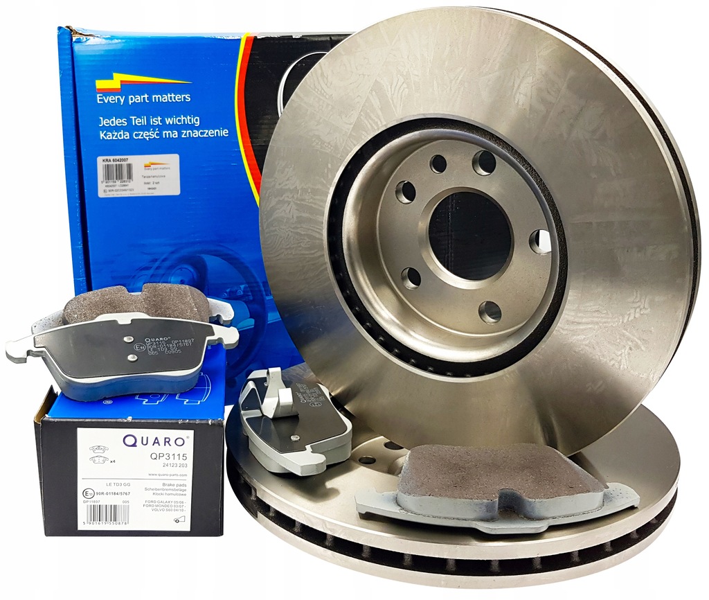 TARCZE KLOCKI HAMULCOWE PRZÓD DO FORD MONDEO MK4 - 8537013338 - oficjalne archiwum Allegro