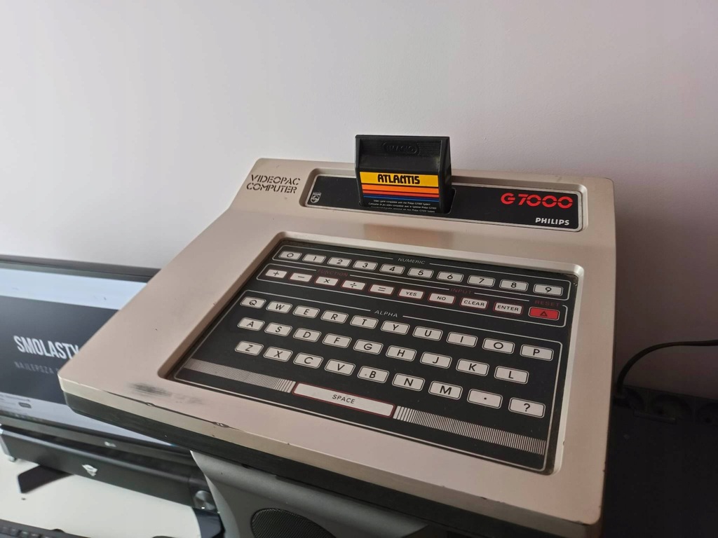 Konsola Philips Videopac G7000 gra atlantis - 13011359329 - oficjalne ...