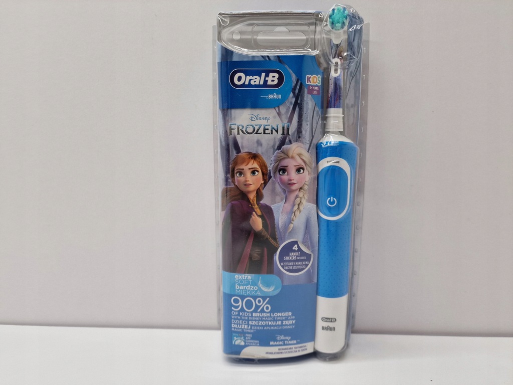 Szczoteczka elektryczna Oral-B D100 Kids Frozen - 13464997440 - oficjalne archiwum Allegro
