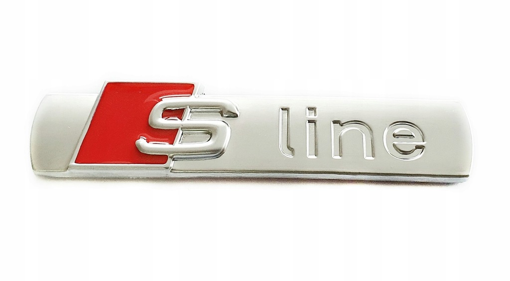 AUDI S-LINE LOGO EMBLEMAT ZNACZEK NA BŁOTNIK PRÓG - 13346148924 ...