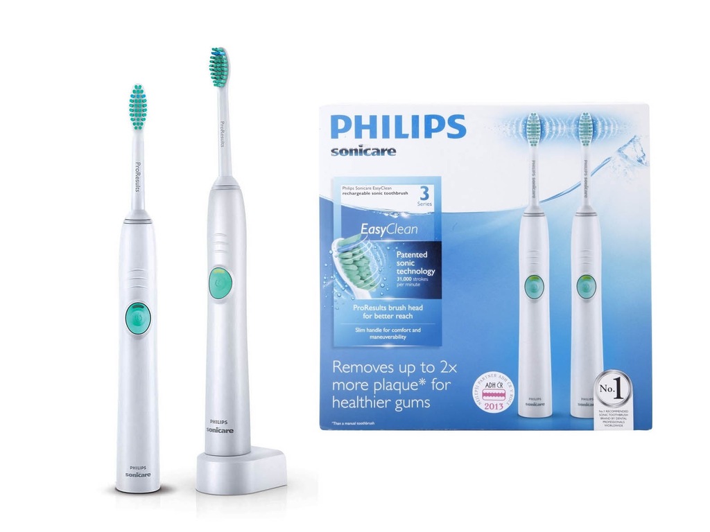 SONICARE Philips 2 x Szczoteczka Easy Clean DWUPAK - 5286494401 ...