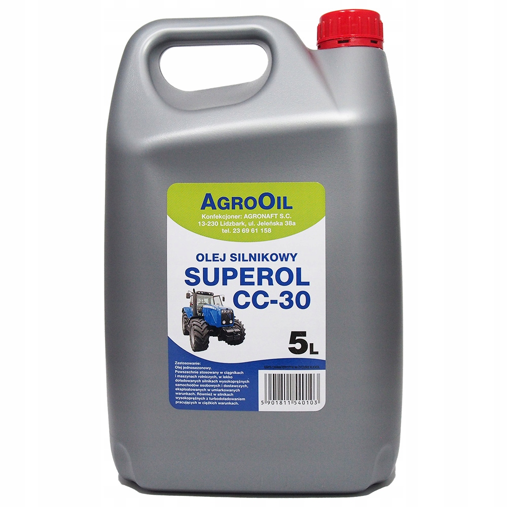 AGROOIL SUPEROL CC 30 5L - olej silnikowy - 7994233654 - oficjalne archiwum Allegro