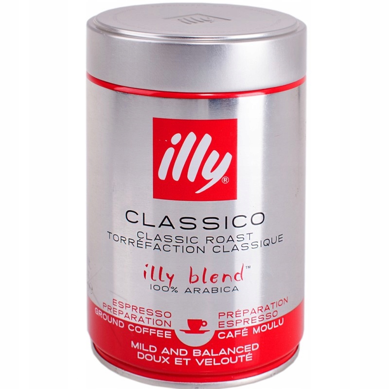 Kawa mielona Illy Classico 250 g puszka - 12005011572 - oficjalne archiwum Allegro