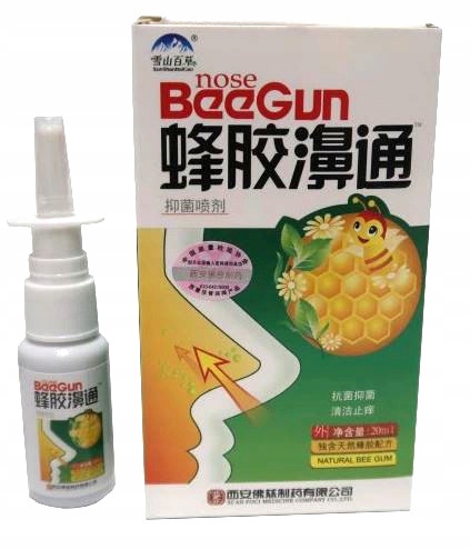 Bee Gun Naturalny spray do nosa ziołowy 20 ml - 15121800673 - oficjalne ...