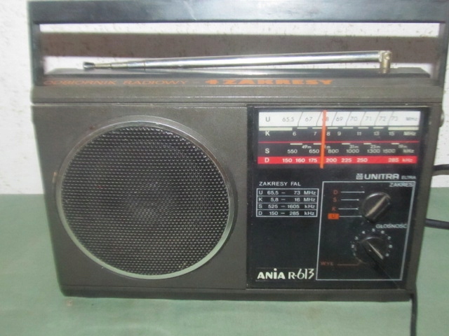 Stare radio Unitra ANIA R613 - 13231490019 - oficjalne archiwum Allegro