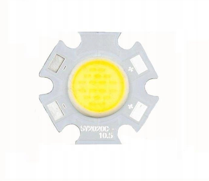 Moduł COB 10W dioda LED biała zimna 19mm - 10433239187 - oficjalne archiwum Allegro