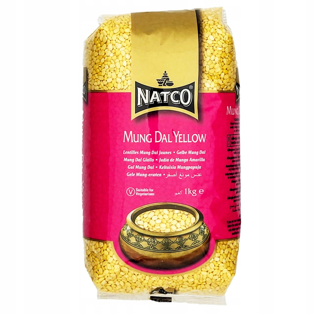 Żółta fasola łuskana Mung Dal Natco 1kg - 13685420772 - oficjalne ...