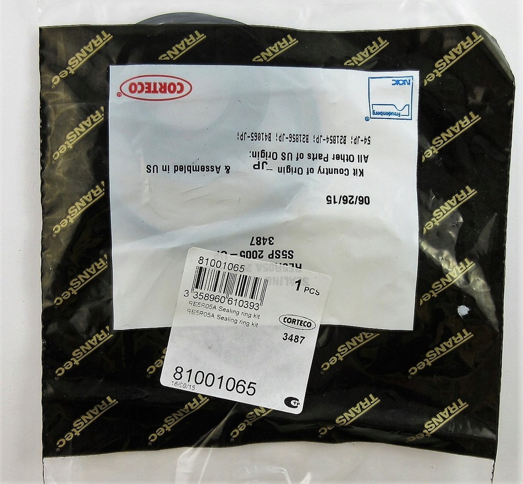 TEFLONY SEALING RING KIT RE5R05A RE7R01A JR507 JR7 - 9919309365 ...