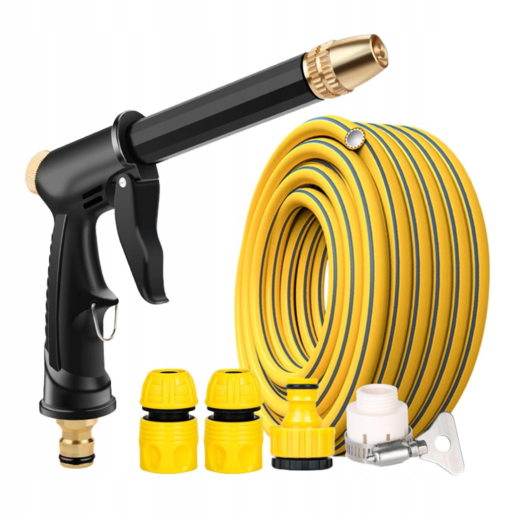 High Pressure Washer Spray Handle Garden Hose Nozzle Sprayer Adjustable ...