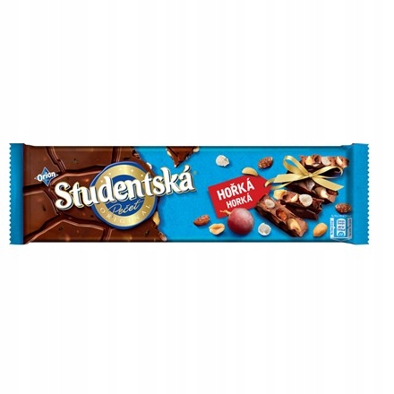 Czekolada studentska gorzka 260g mega studencka - 12698585497 ...