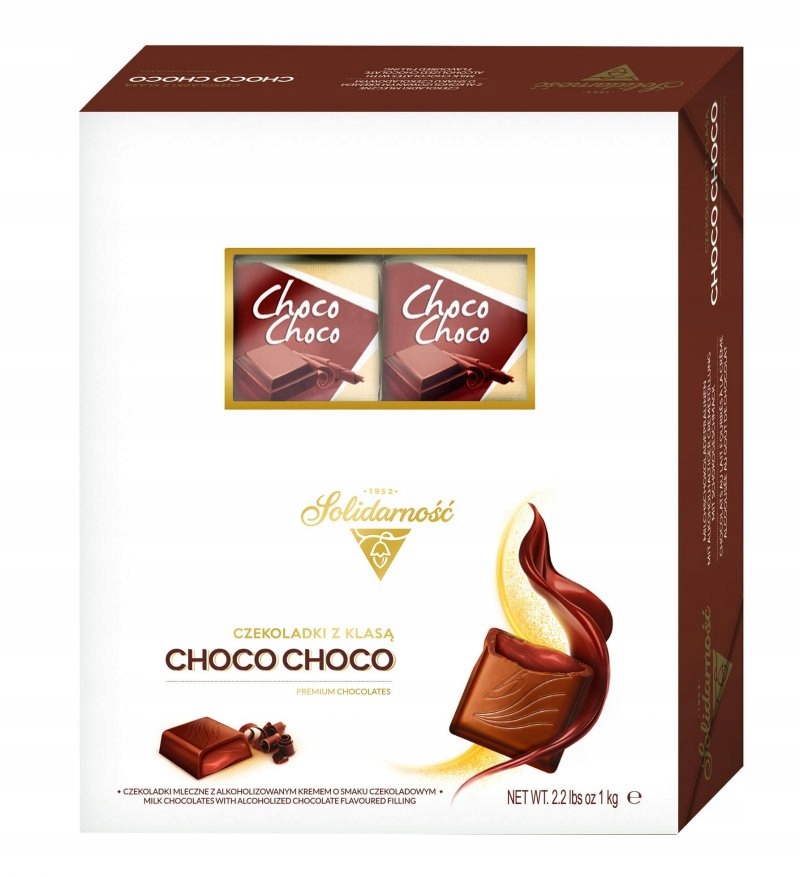 CZEKOLADKI Z KLASĄ CHOCO CHOCO SOLIDARNOŚĆ 1KG - 12530396274 ...