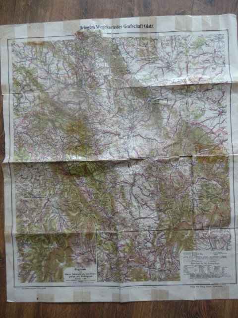 MAPA KŁODZKO NOWA RUDA 1930 DOLNY ŚLĄSK - 13635081275 - oficjalne ...