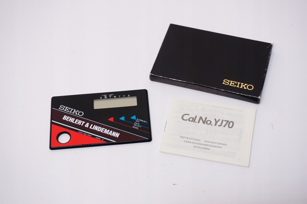 Seiko YS70 QNL102K TIME CARD WATCH Unikat - 11193122588 - oficjalne ...