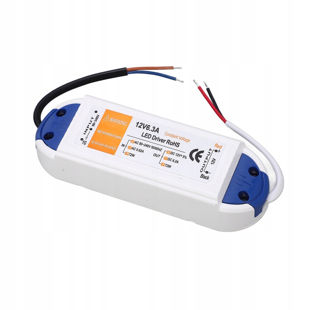 ZASILACZ LED DRIVER 72W 6.2A TRANSFORMATOR - 13240408462 - oficjalne ...