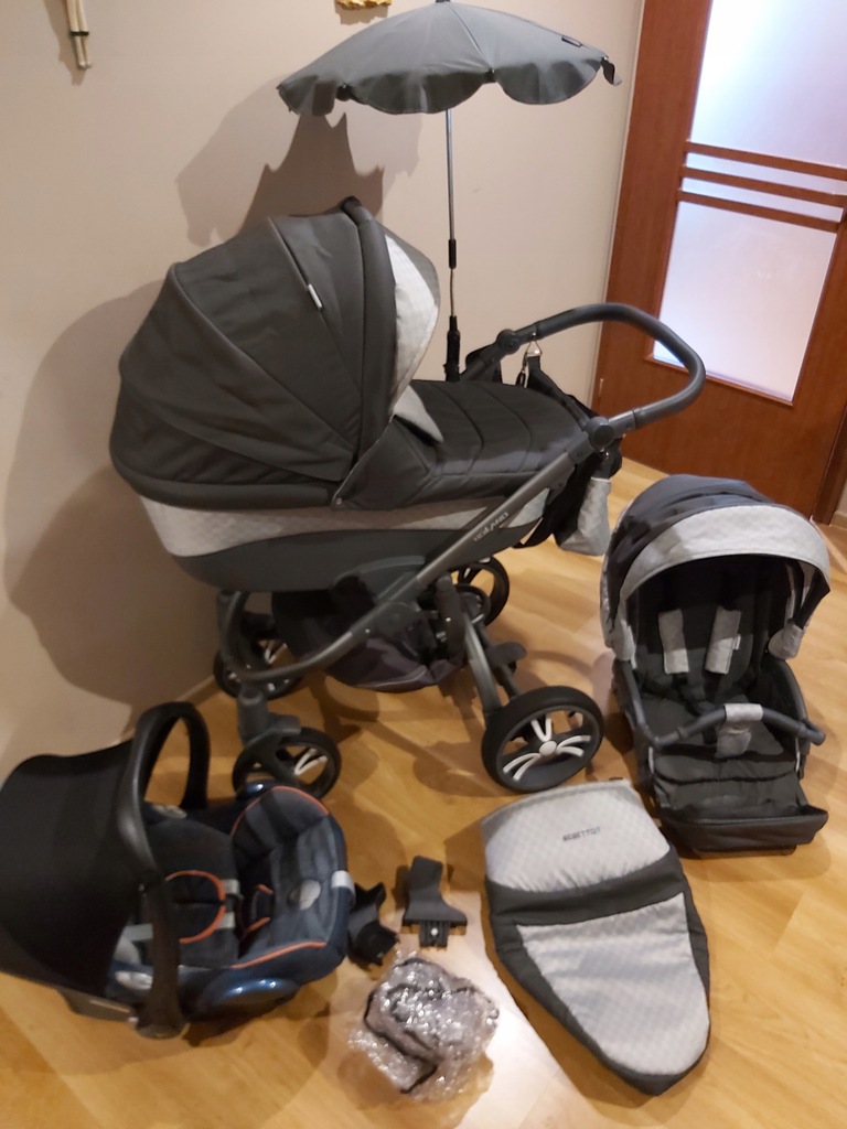 Wózek Bebetto Holland 3w1 - 13435350454 - oficjalne archiwum Allegro