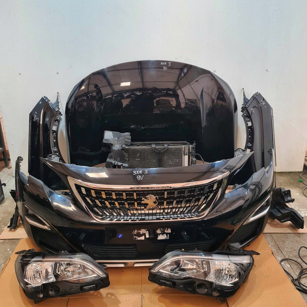 PEUGEOT 3008 II 5008 II 1.5 HDI KOMPLETNY PRZÓD ZDERZAK MASKA PAS LAMPY ...