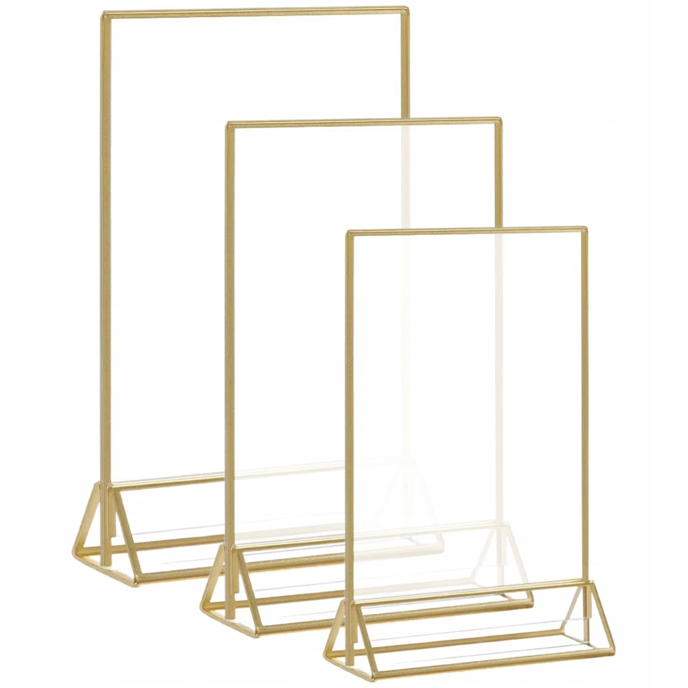 Table Sign Frame Metal Stand Advertisement Paper - 13837392412 ...