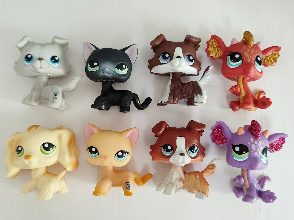 LPS Littlest Pet Shop koty&pies 8pcs #47 - 13528158130 - oficjalne ...