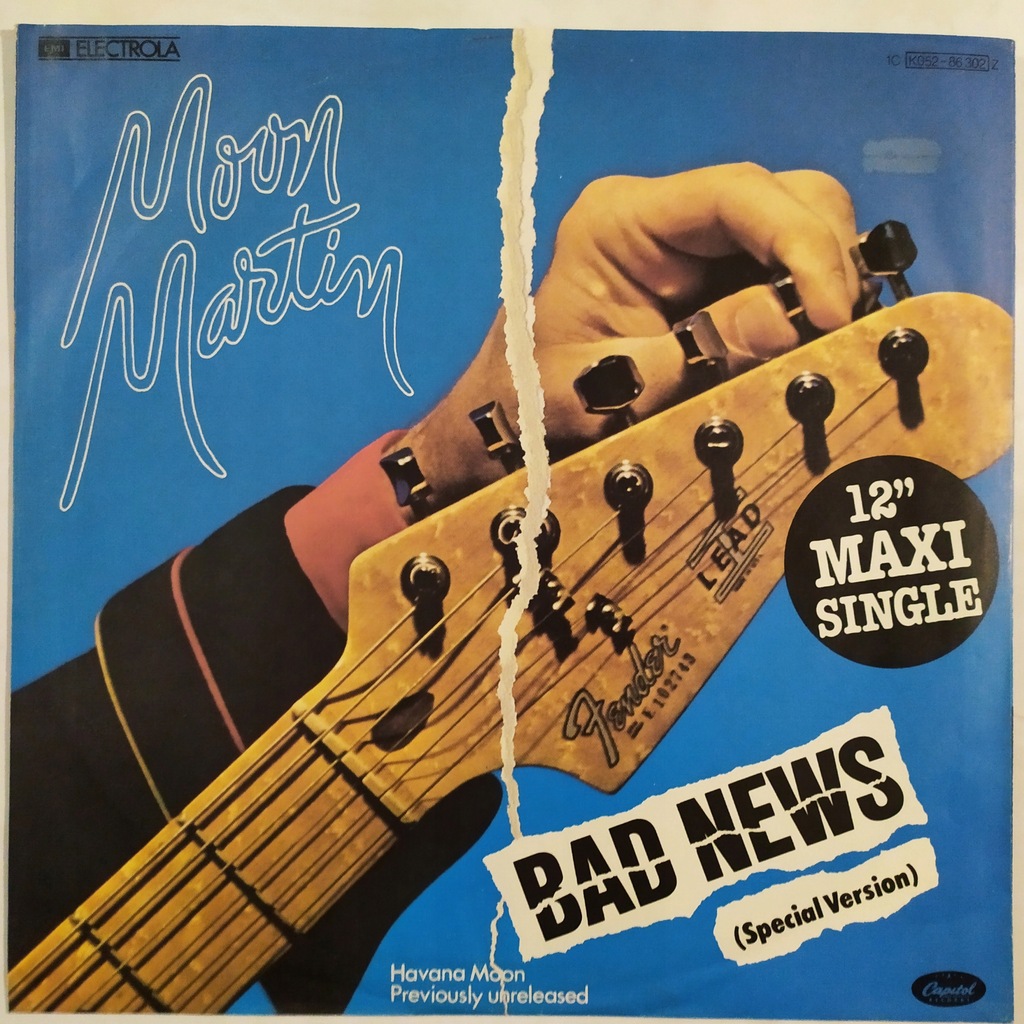 Moon Martin–Bad News (Special Version)-Maxi SP12'' - 13316732491 ...