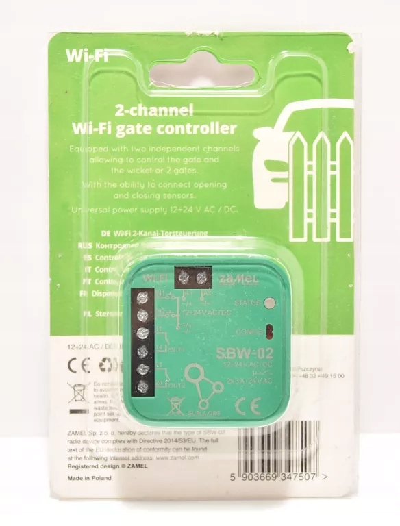 MODUŁ STEROWANIA BRAMAMI WIFI SUPLA SBW-02 - 12212028047 - oficjalne ...