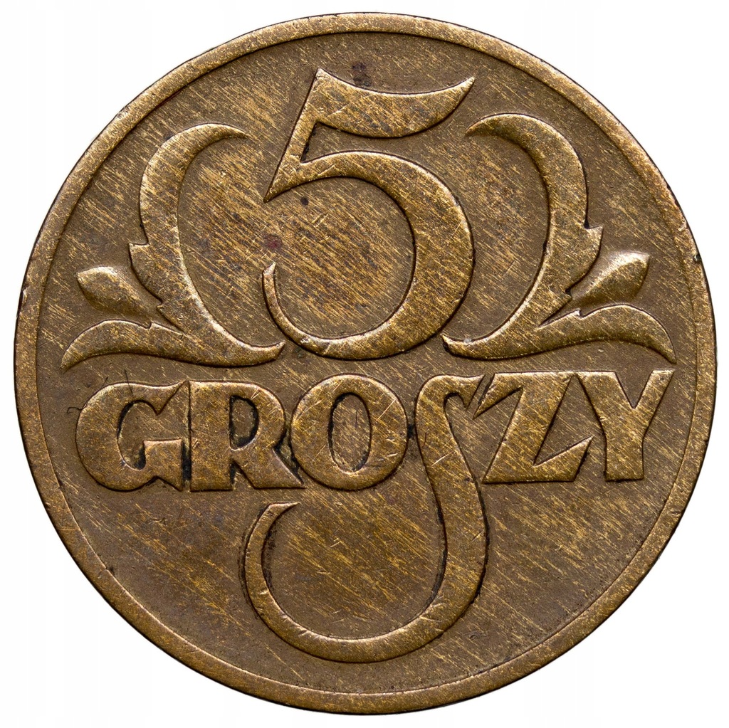 Polska, II RP 5 groszy 1934, st. 3, RZADKIE - 13323668443 - oficjalne archiwum Allegro