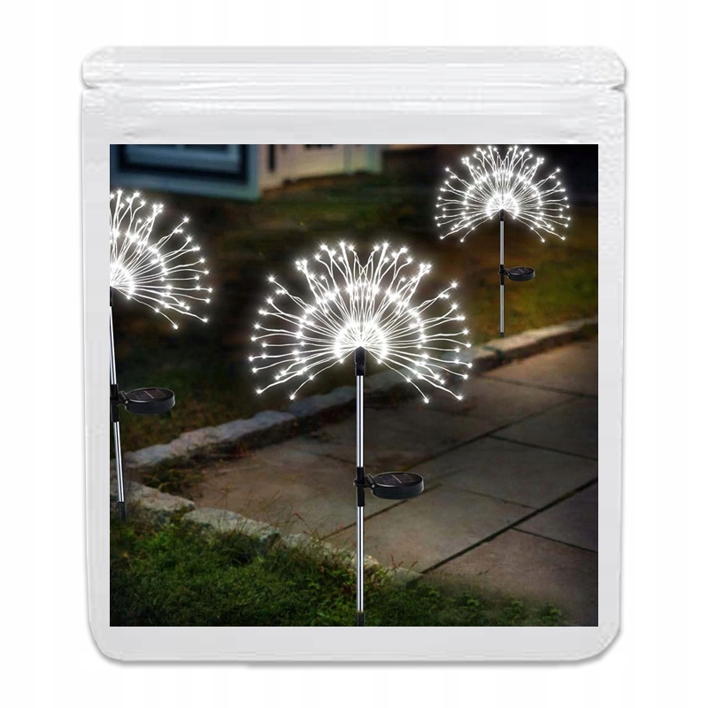 2Szt LAMPA SOLARNA OGRODOWA DMUCHAWIEC 150LED - 12837281610 - oficjalne archiwum Allegro