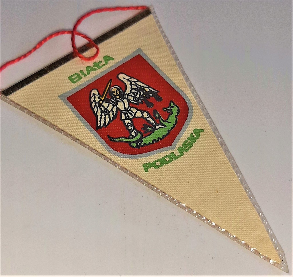 Proporczyk Biała Podlaska Herb Polska Flaga Orzeł - 12660774838 ...