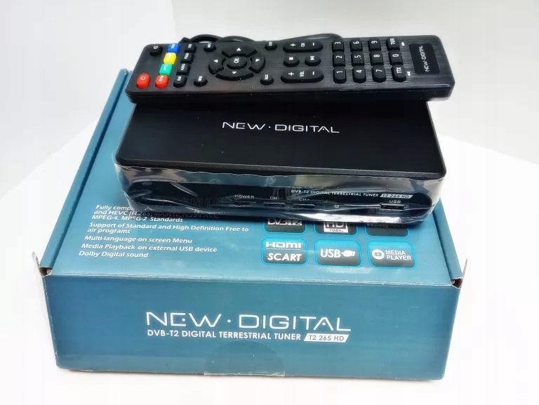 DEKODER DVB-T2 NEW DIGITAL + PILOT - 12804208402 - oficjalne archiwum ...