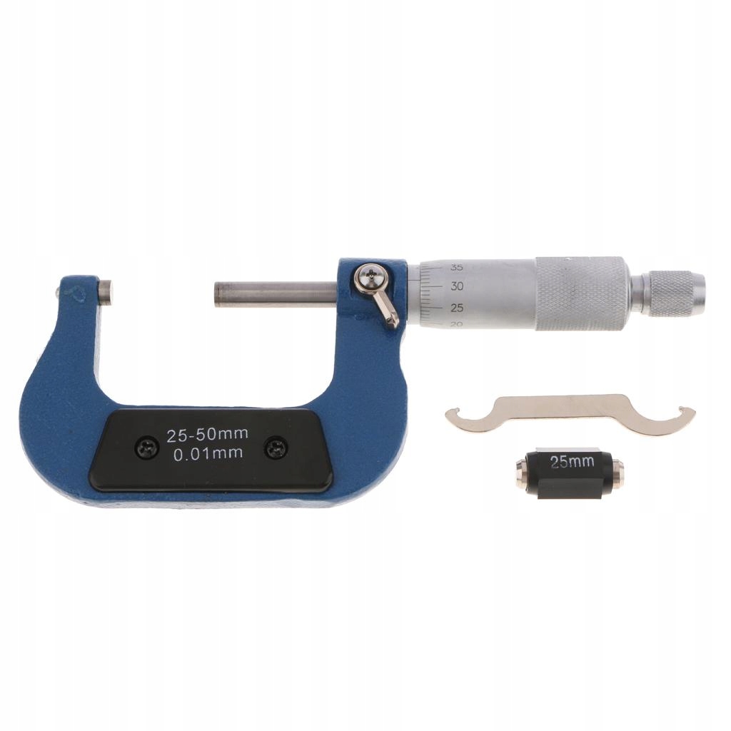 25 0.01MM Series Outside , Friction Thimble, Lock Nut, Carbide Faces ...