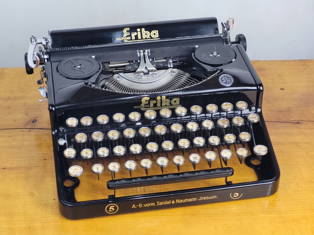 MASZYNA DO PISANIA ERIKA 5 POLSKA CZCIONKA - 14040896505 - oficjalne ...