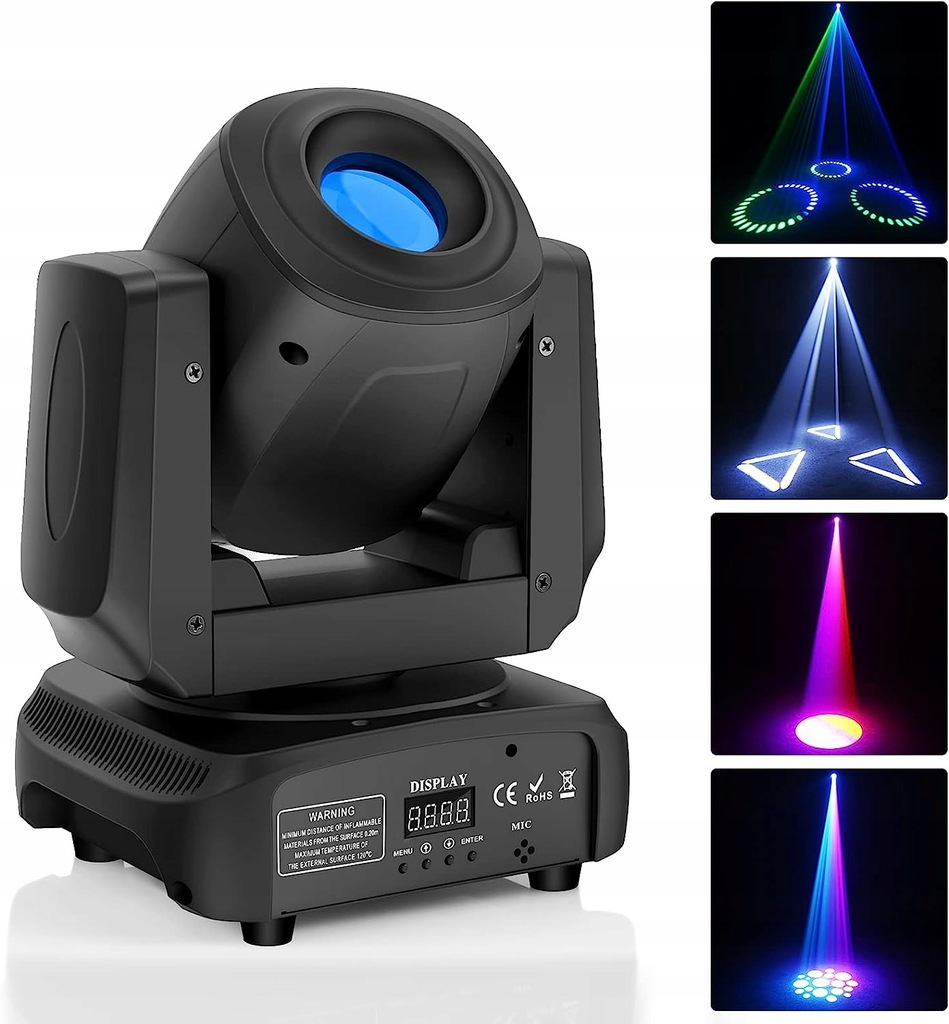 UKing Dyskotekowa lampa sceniczna DJ 100W - 13747138197 - oficjalne ...