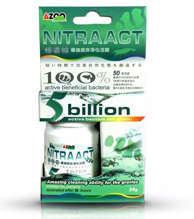 AZOO NITRAACT 25g - bakterie do akwarium - 10686830794 - oficjalne archiwum Allegro
