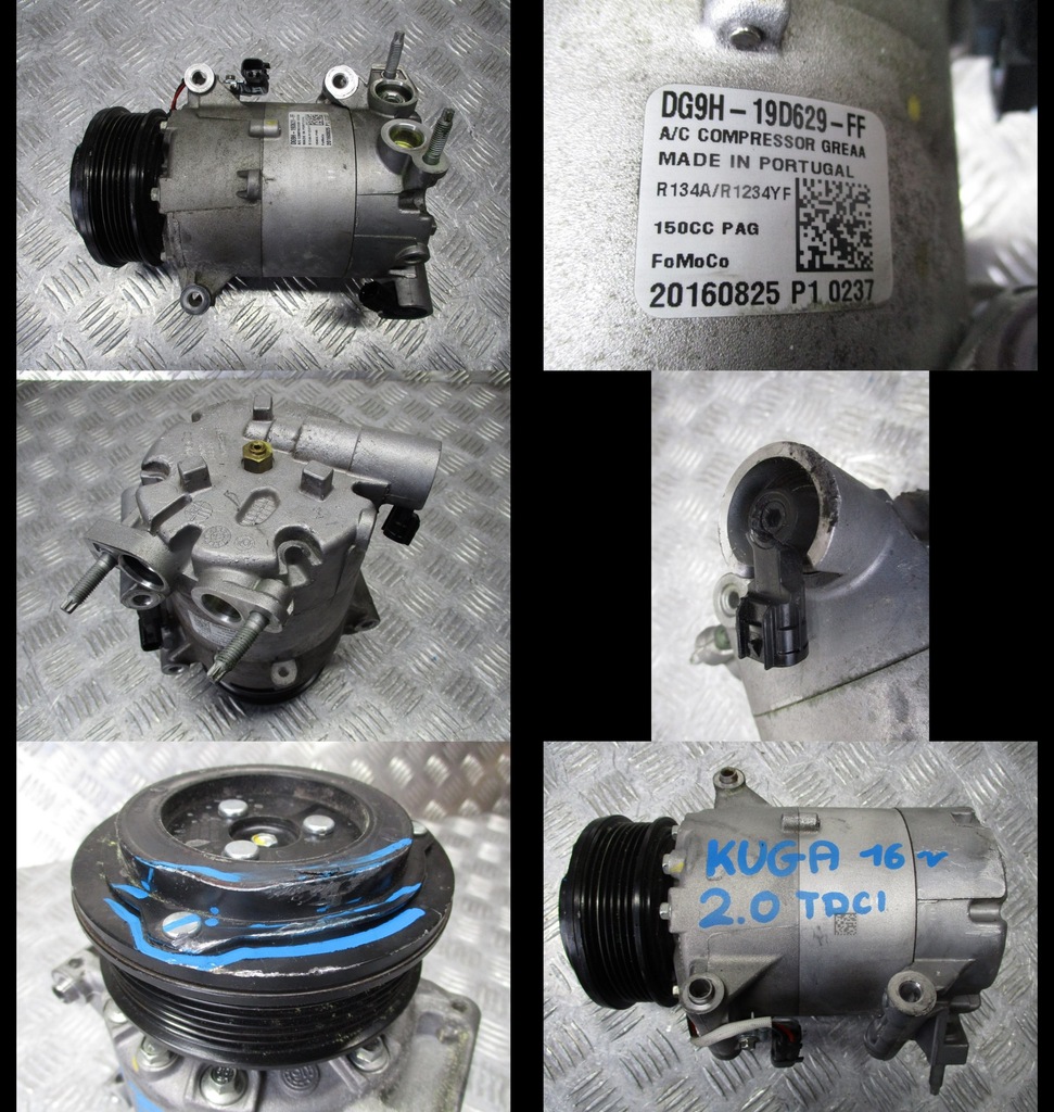 Sprężarka klimatyzacji Ford Kuga DG9H-19D629-FF - 7185291244 ...