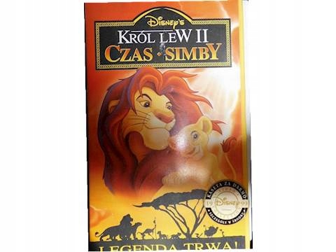 Król Lew 2 Czas Simby - VHS kaseta video - 7515201155 - oficjalne ...