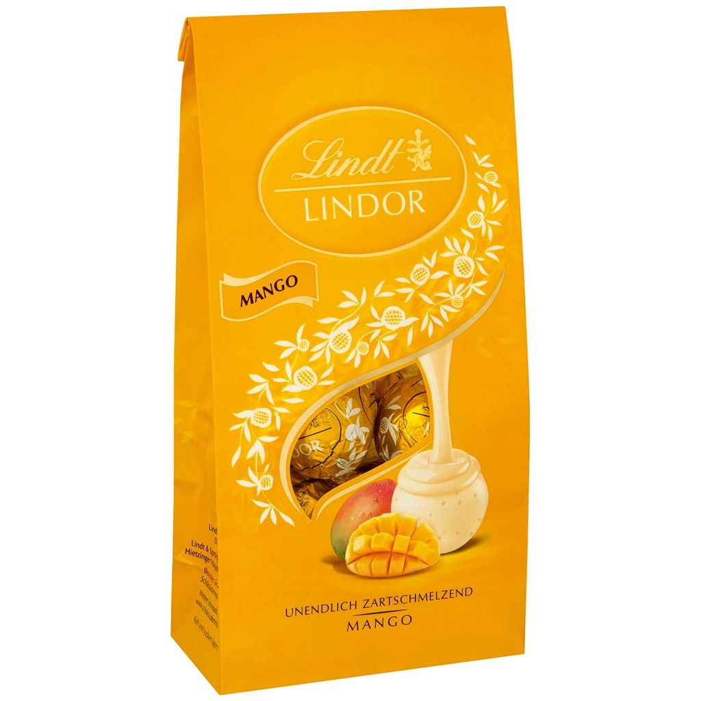 Lindt Lindor Praliny Kulki Mango 137g Z Niemiec - 13656682211 - oficjalne archiwum Allegro