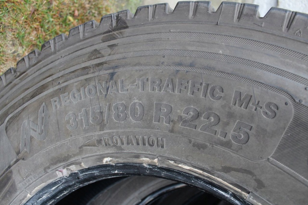 8x Continental HDR2 315/80R22,5 315 80 R22,5 20 mm - 11518408620 - oficjalne archiwum Allegro