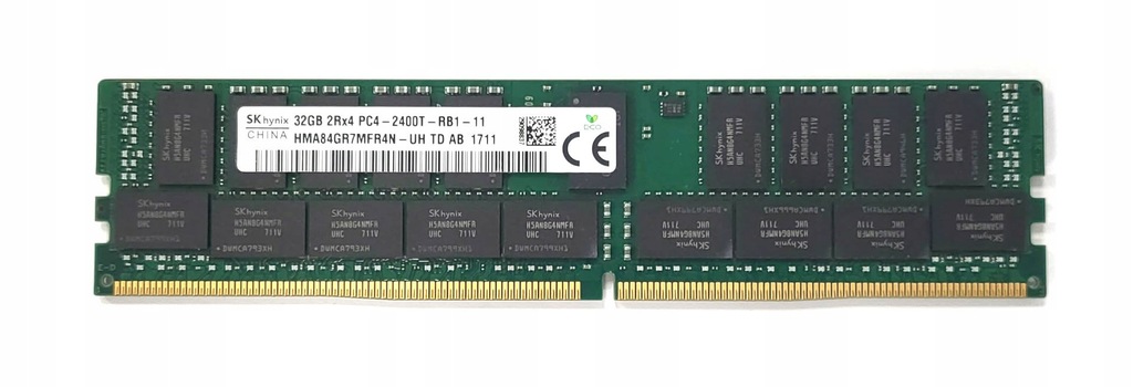RAM RDIMM ECC REG 32GB DDR4 PC4-2400T-RB1-11 HYNIX - 14092513818 - oficjalne archiwum Allegro