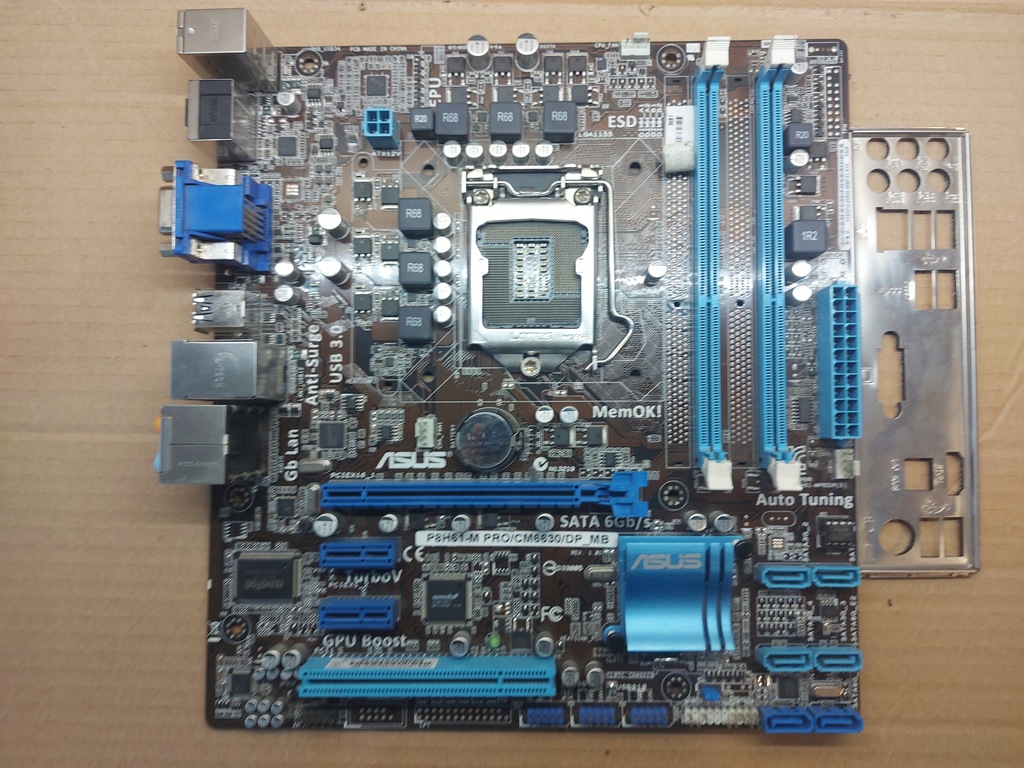 asus p8h61-m pro/cm6630-8/dp_mb Socket 1155 Opis! - 12317189248 - oficjalne archiwum Allegro