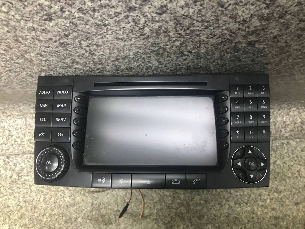 Mercedes W211 radio nawigacja navi COMMAND CLS BDB - 12868562299 ...