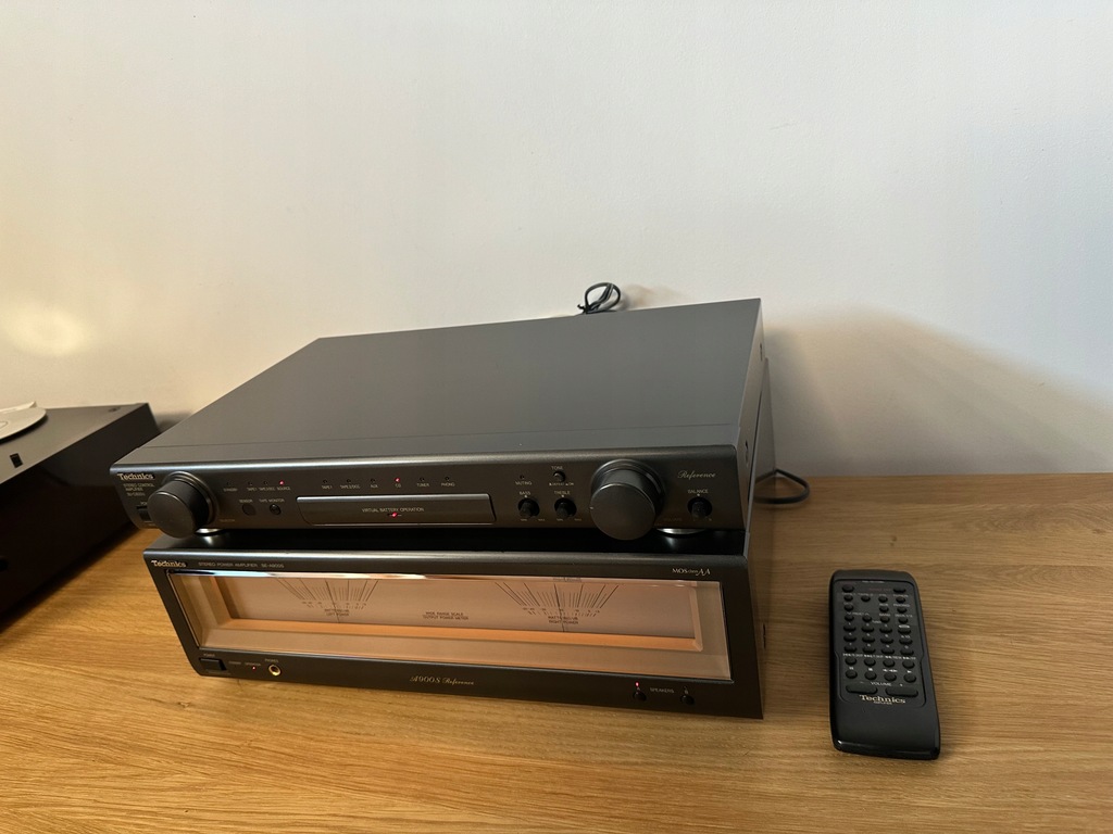 TECHNICS SU-C800U + SE-A900S WZMACNIACZ STEREO LEGENDA TOPOWY + PILOT !!! - 14835684200 ...