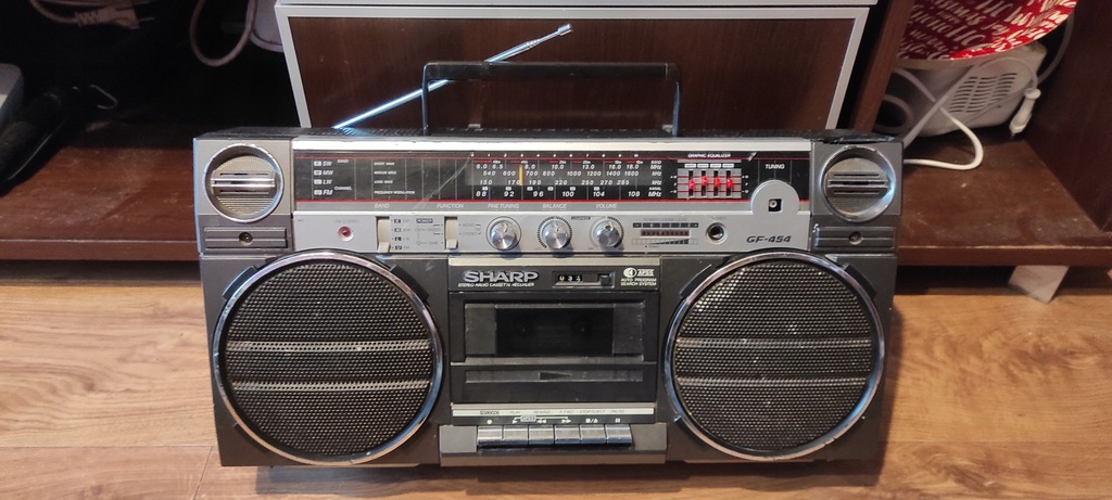 Radiomagnetofon Sharp GF 454 - 13306608334 - oficjalne archiwum Allegro